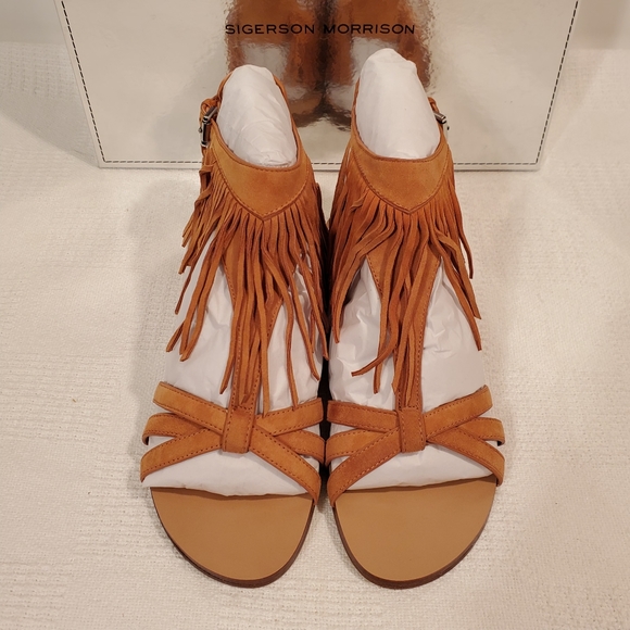 Sigerson Morrison | Shoes | Sigerson Morrison Bross Fringe Boho Sandals ...